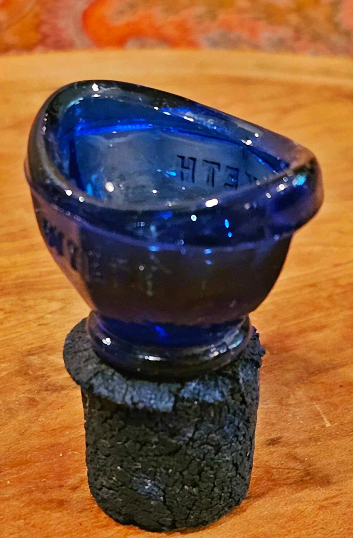 Great Cobalt Blue Glass Eye Wash Stopper - Etsy