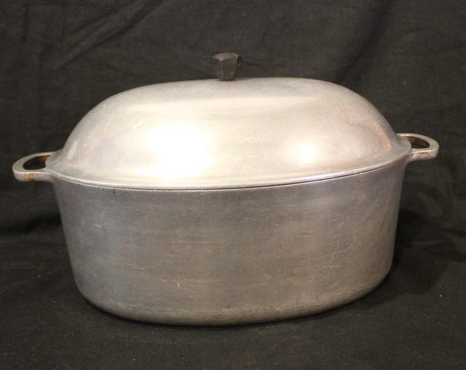 Great 5 Qt. Majestic Cast Aluminum Roaster With Lid- Great for Mardi ...