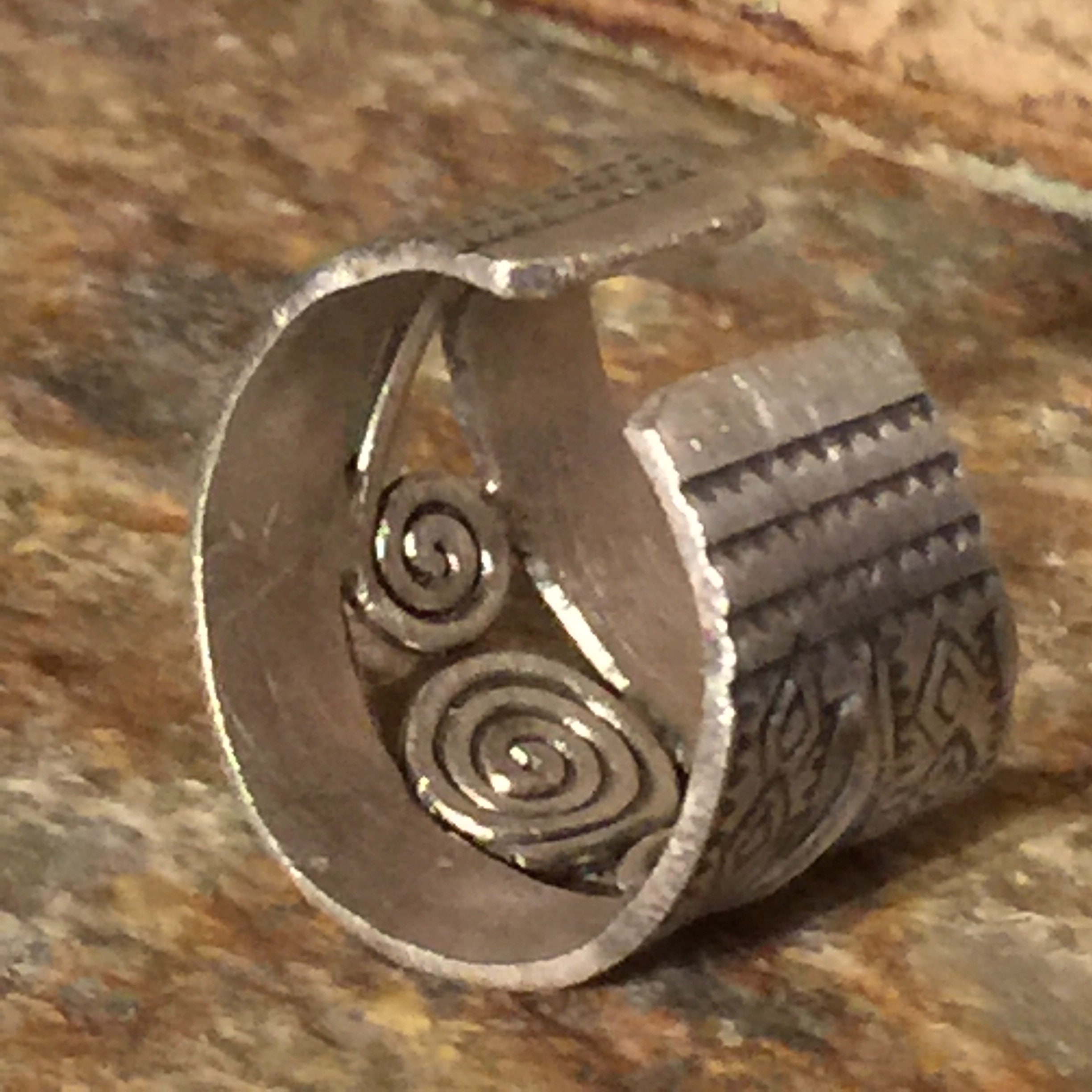 Artisan Silver Ring 98.5% Silver Thai Karen Hill Tribe 3 | Etsy