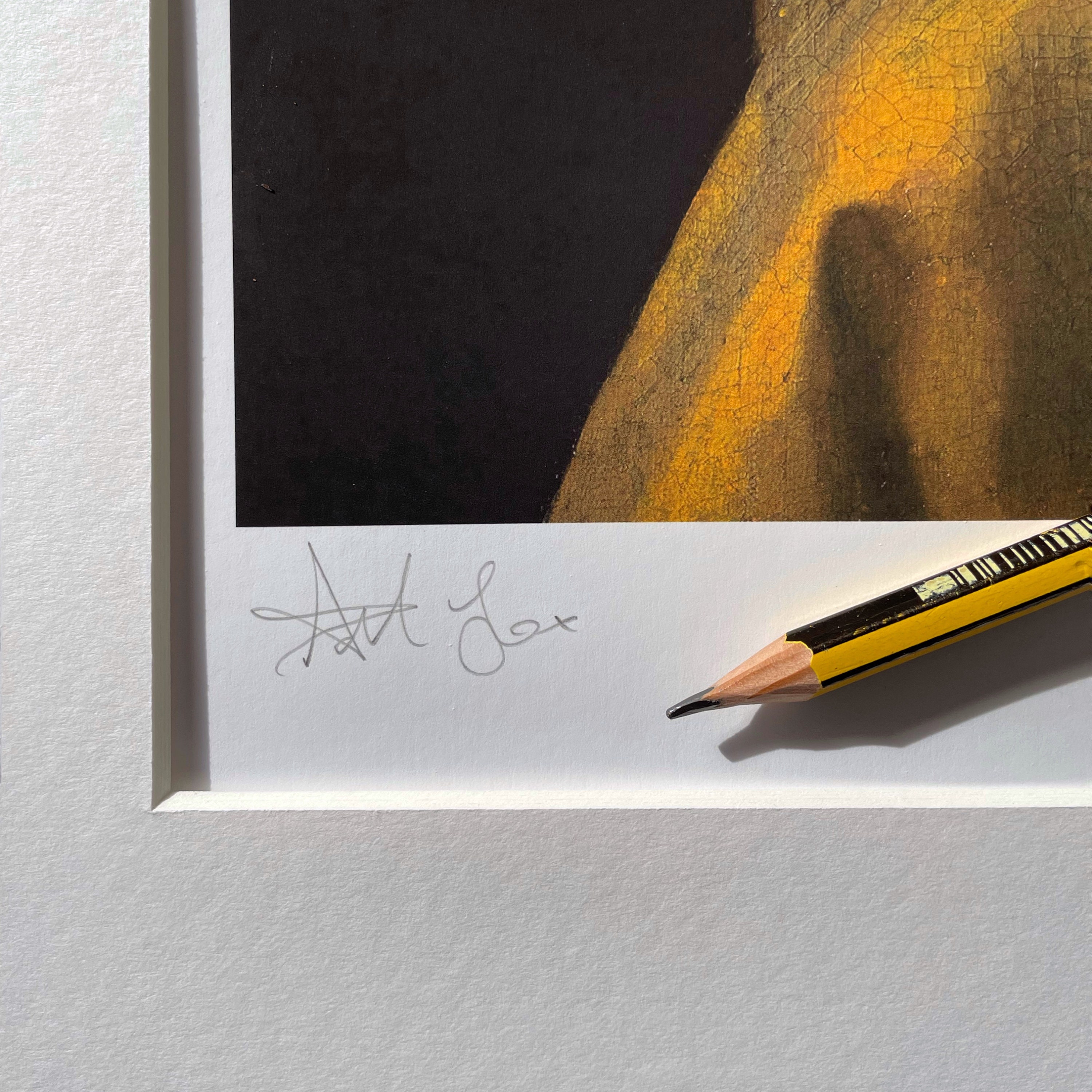 Meisje met een roze bubbel Fine Art Paper Print van Ant Fox met ...