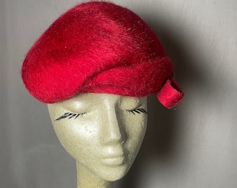 Red Church Hat - Etsy