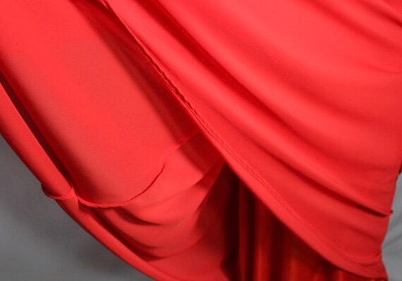 Luscious Red Formal Greek Goddess Gown Holidays Weddi… - Gem