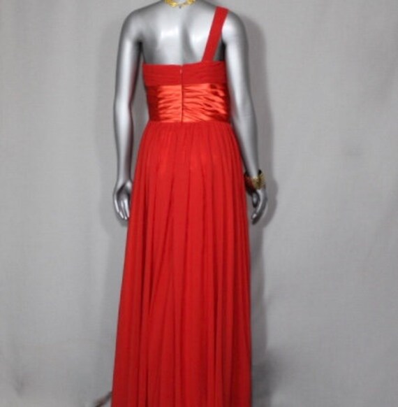Luscious Red Formal Greek Goddess Gown Holidays Weddi… - Gem
