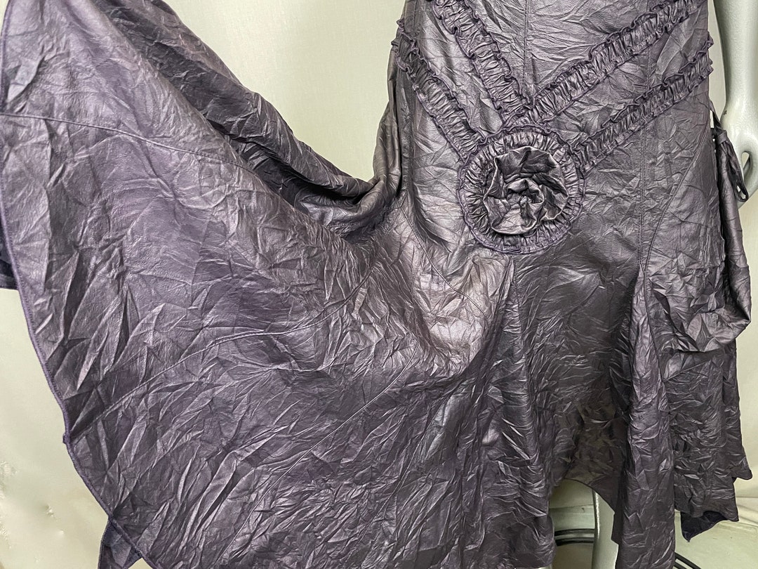 Sale...90s Deep Plum Purple Crinkle Wrinkle Crumple Suit Very - Etsy