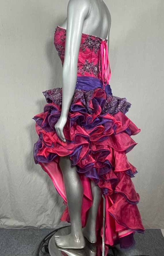 Wild Purple Pink Flamenco Dress Latin Dance Completio… - Gem