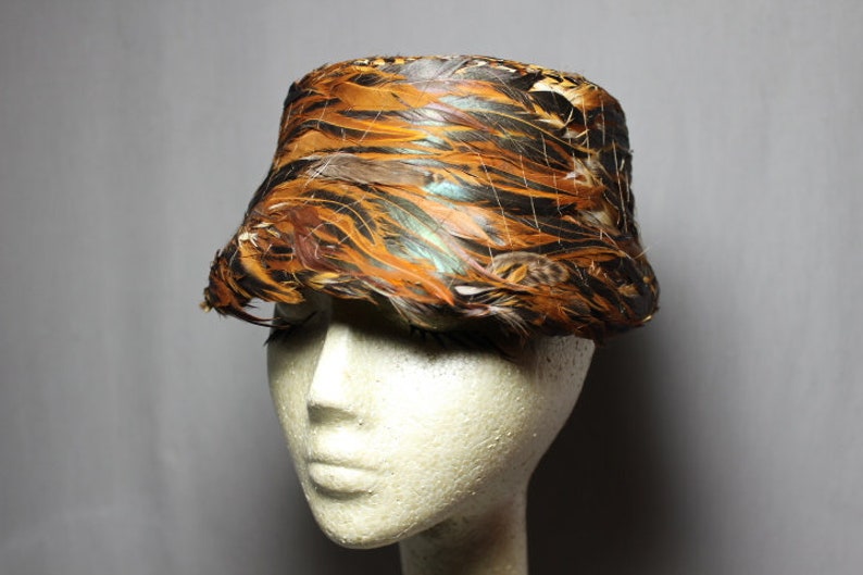 Vintage Pheasant Feather Hat - Etsy