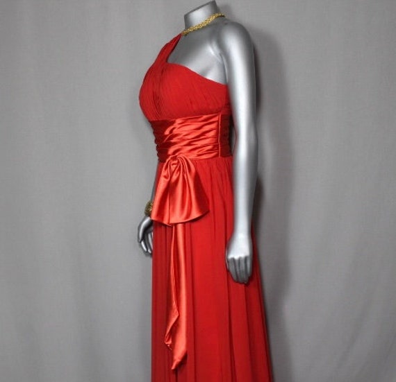 Luscious Red Formal Greek Goddess Gown Holidays Weddi… - Gem