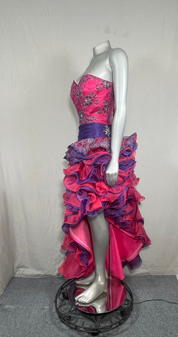 Wild Purple Pink Flamenco Dress Latin Dance Completio… - Gem