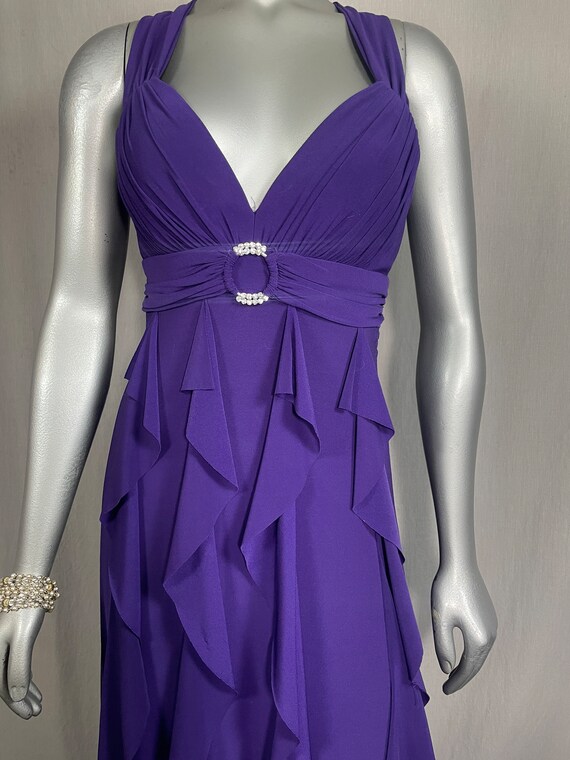 Regal Purple Evening Gown Proms Weddings Formal Dinne… - Gem