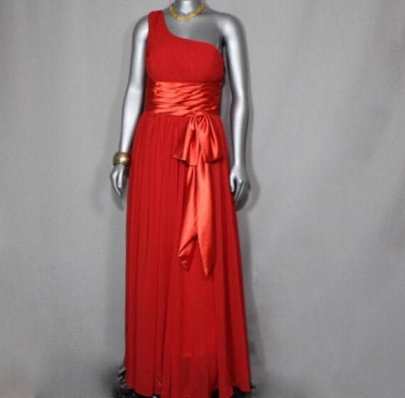 Luscious Red Formal Greek Goddess Gown Holidays Weddi… - Gem