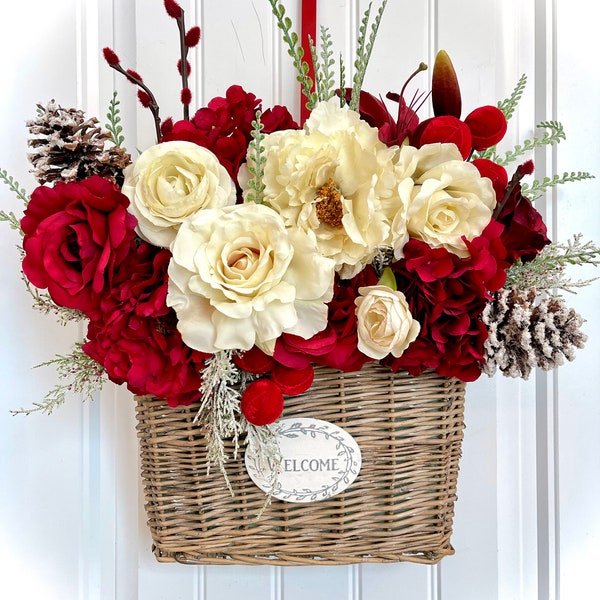 Red Basket - Etsy