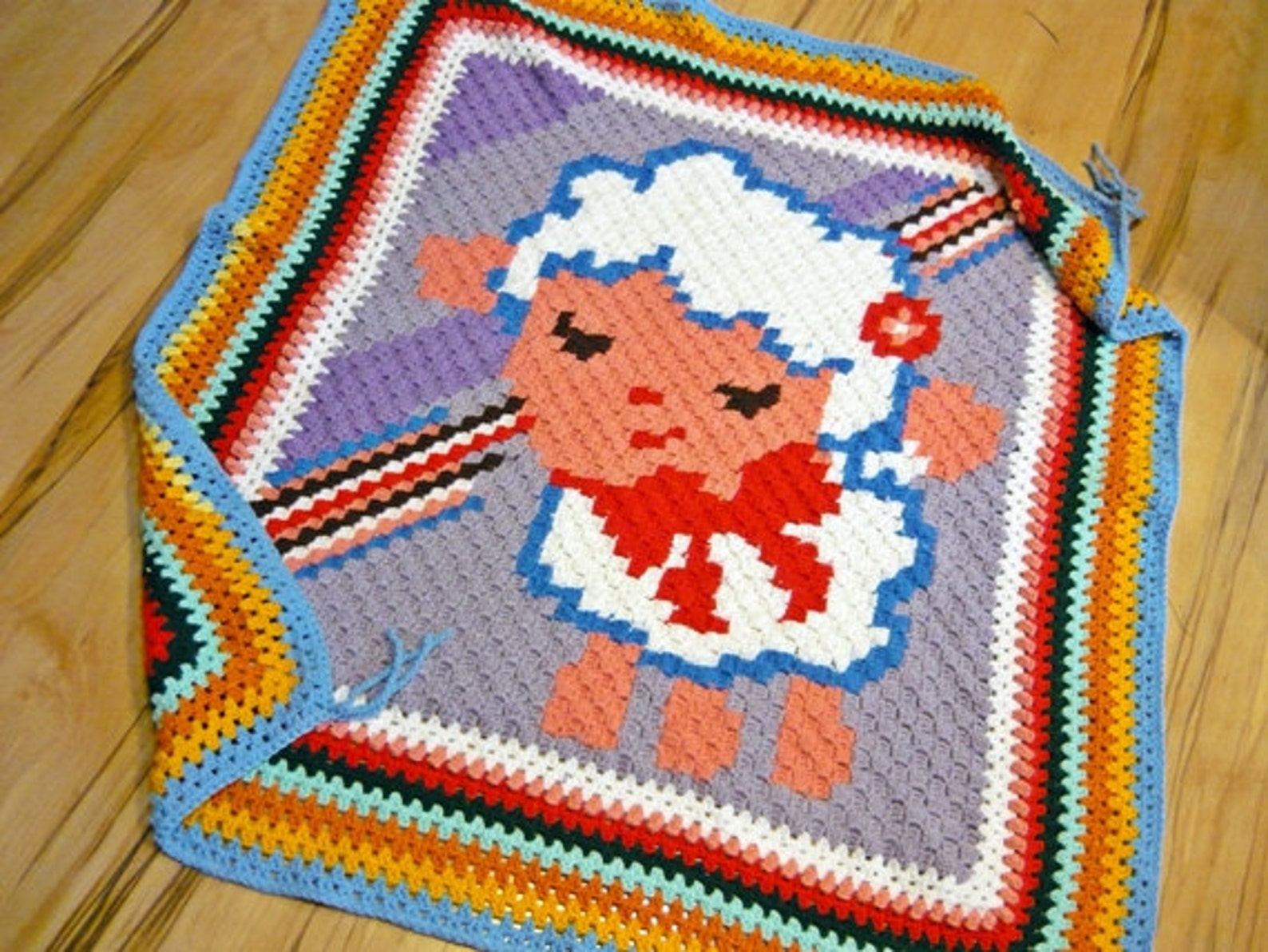 C2C Crochet Graph Smallpdf Instant Download Baby Sheep | Etsy