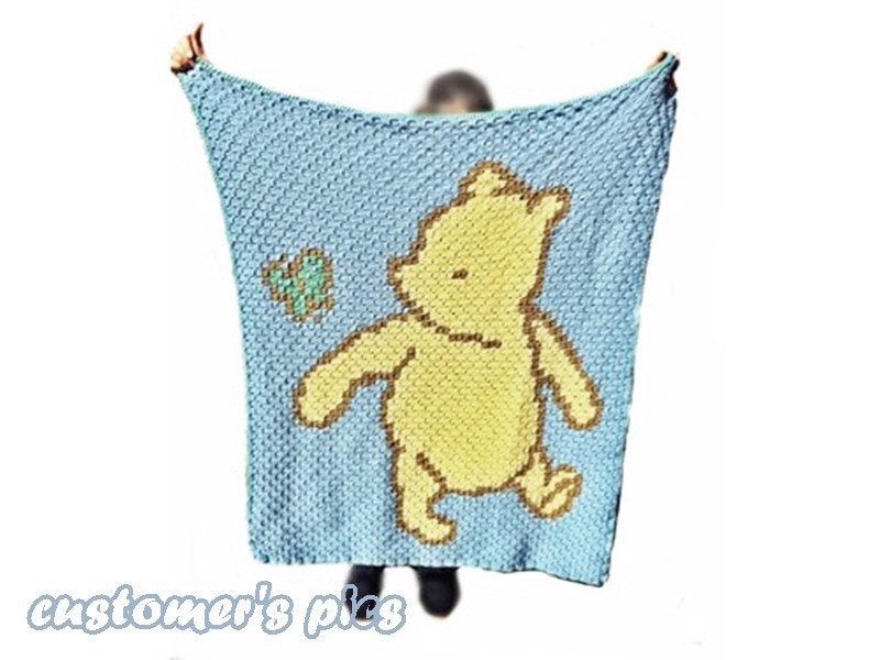 C2C Crochet Graph, Classic Winnie the Pooh PDF Chart, Instant Download ...