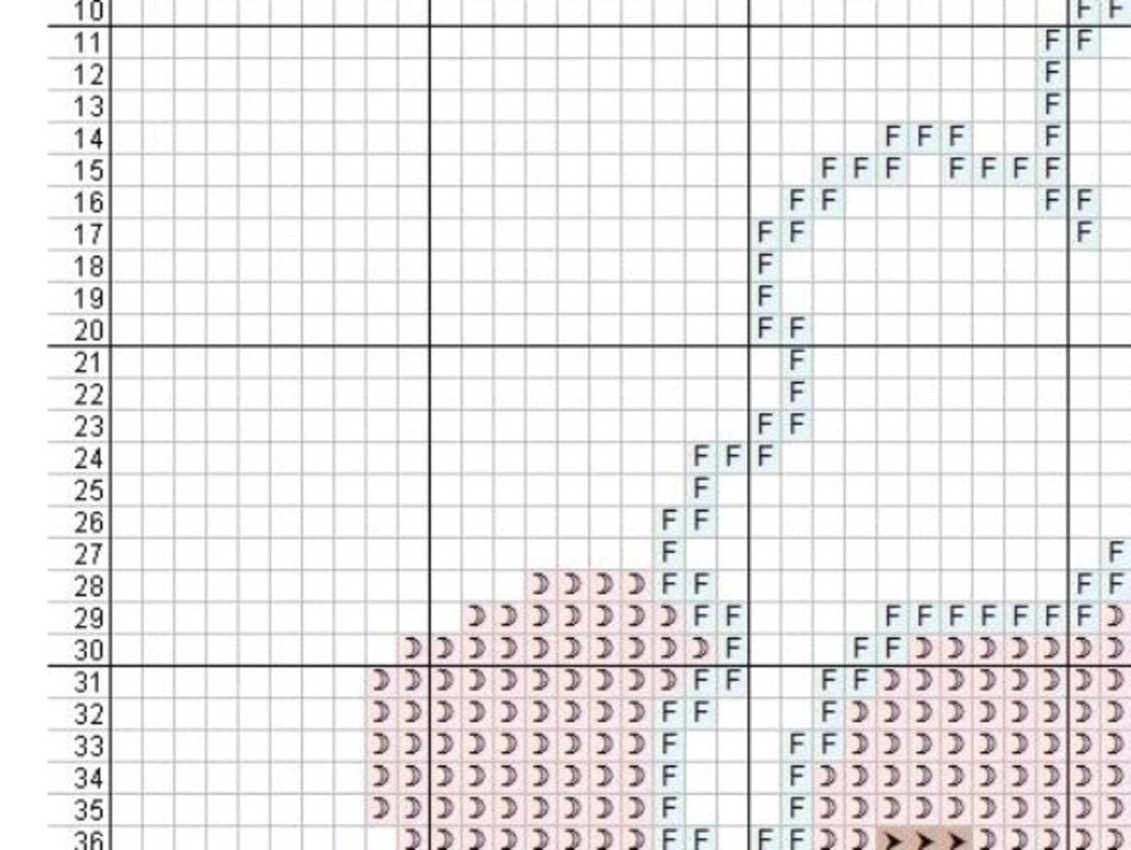 C2C Crochet Graph Baby Lamb PDF Chart Corner to Corner - Etsy