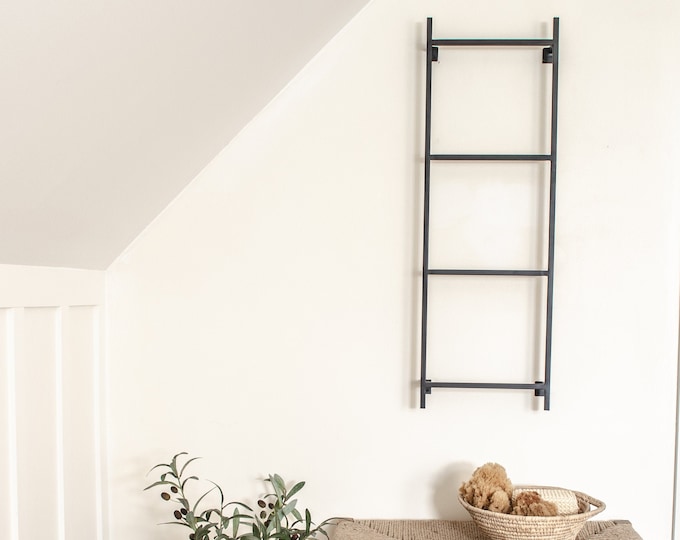 Wall Blanket Ladder | Metal Ladder | Display Ladder | Hanging Ladder ...