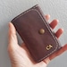 Purple Leather Key Wallet, Handmade Key Holder, 6 Keys - Etsy