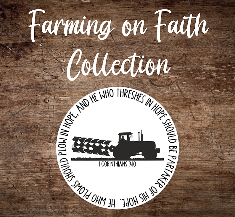 Farming on Faith Stickers | Farm Bible Verse Stickers | Farm on Faith ...