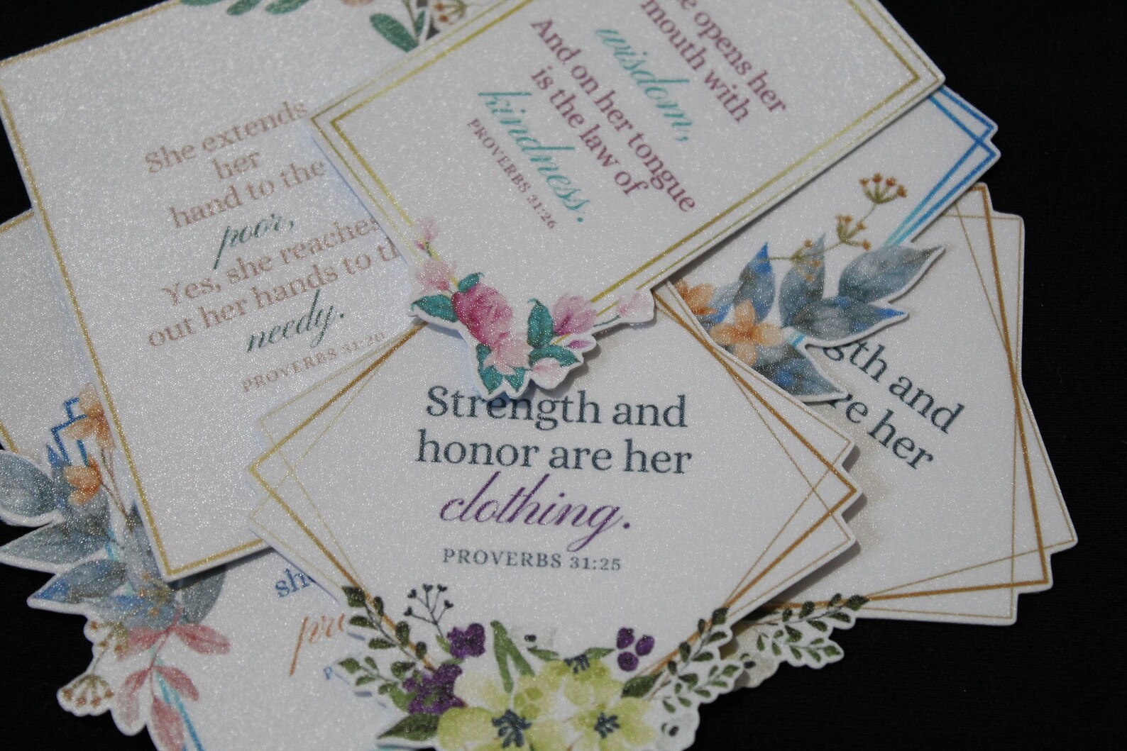 Proverbs 31 Floral Inspirational Sticker Pack - Etsy