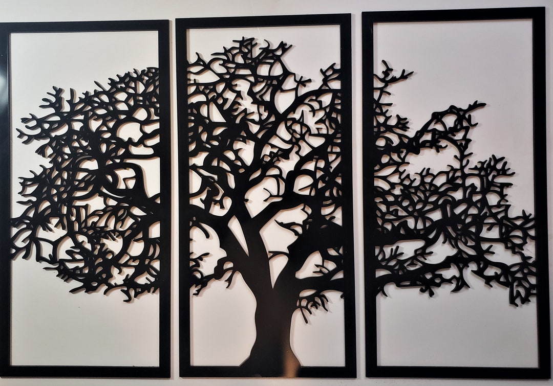 Laser Cut Tree 3 Pieces - Etsy
