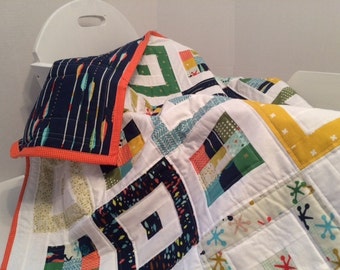 Gender neutral quilt | Etsy