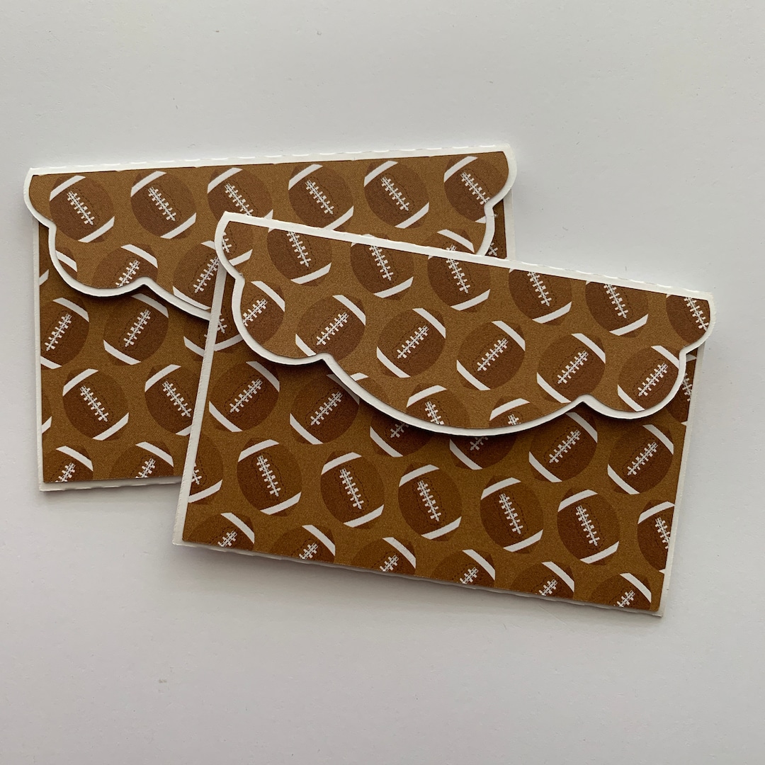 Football Gift Card Holder Football Coach Gift Money - Etsy