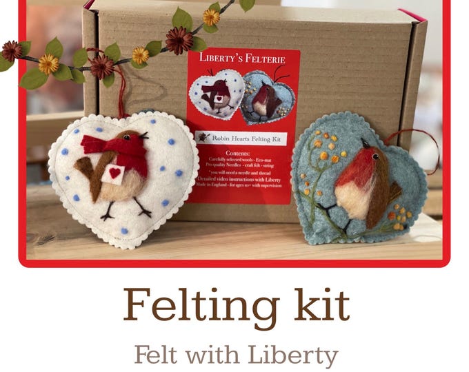 Puffin Sea-scape Needle Felting Kit - Learn With Libertys Felterie ...