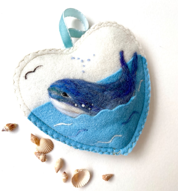 Corazón De Ballena Azul Real