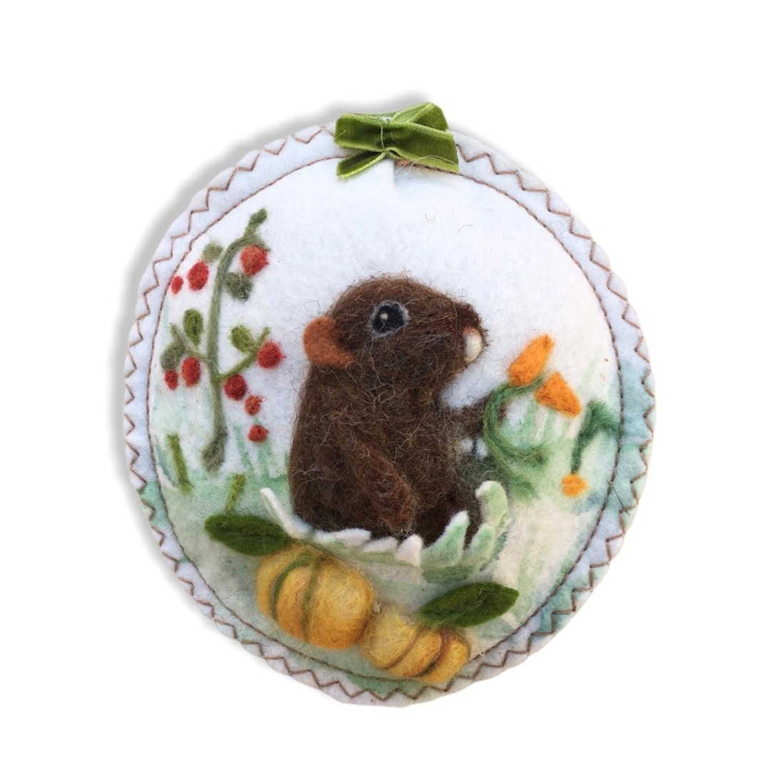 Groundhog Day Raiding the Vegetable Garden! Fall - Halloween Needle ...