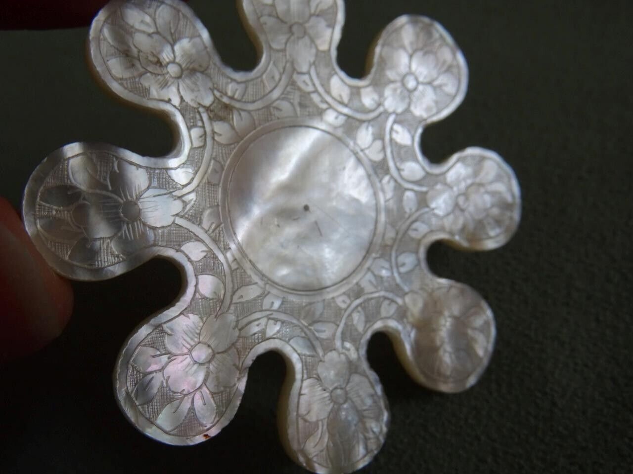 Antique Chinese Thread Winder Mother of Pearl MOP Canton - Etsy