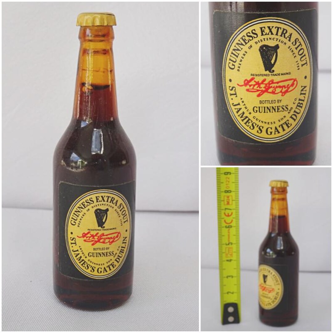 Vintage Guinness Miniature Bottle Advertising Novelty Breweriana 3 Inch ...