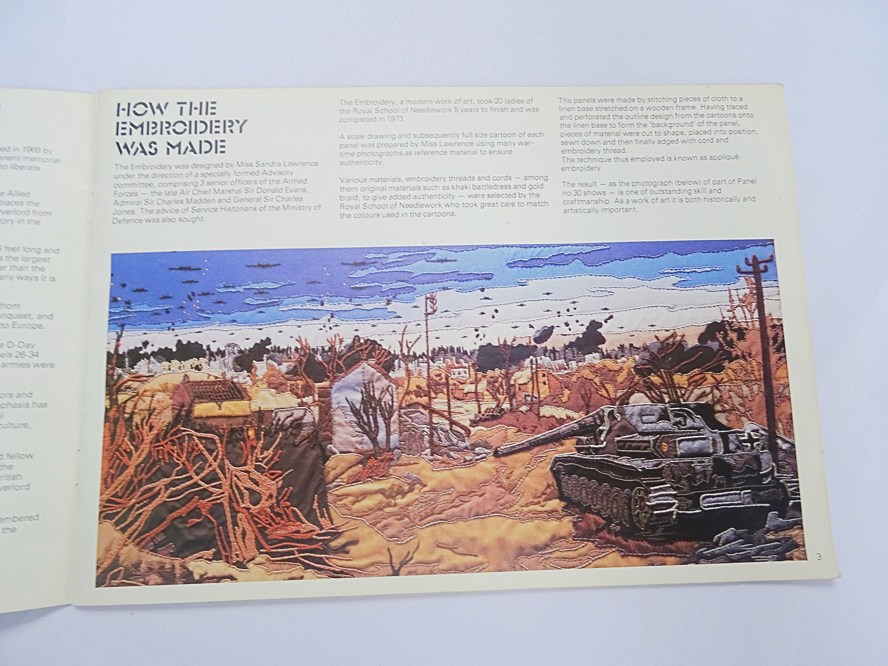 The Overlord Embroidery the D-day Normandy Landings Vintage 1980s ...