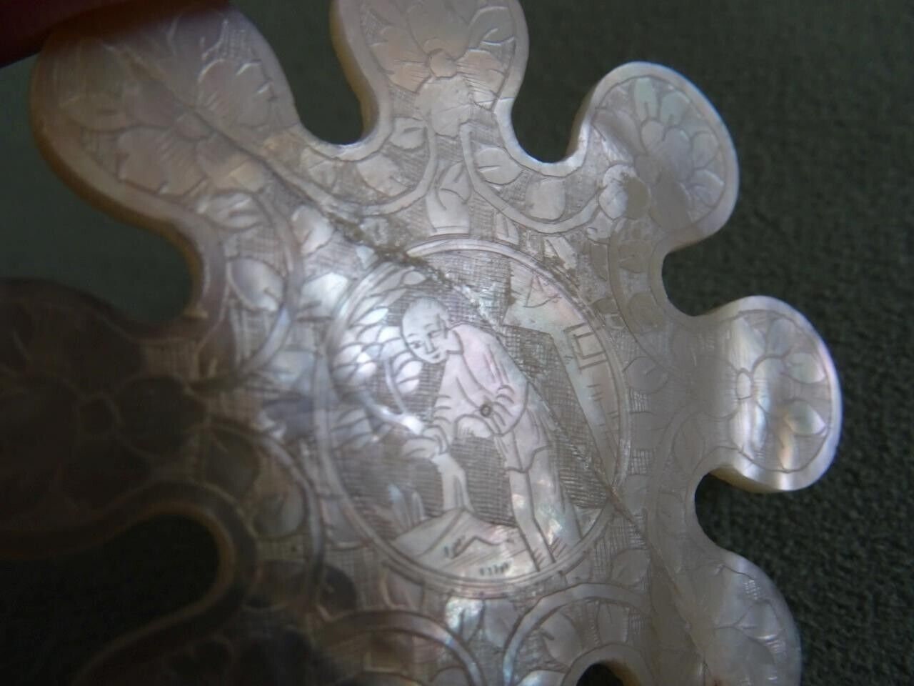 Antique Chinese Thread Winder Mother of Pearl MOP Canton - Etsy