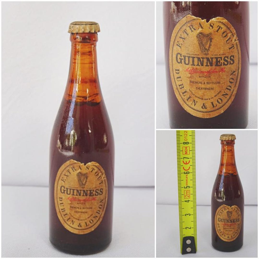 Vintage Guinness Miniature Bottle Advertising Novelty Breweriana 3 Inch ...