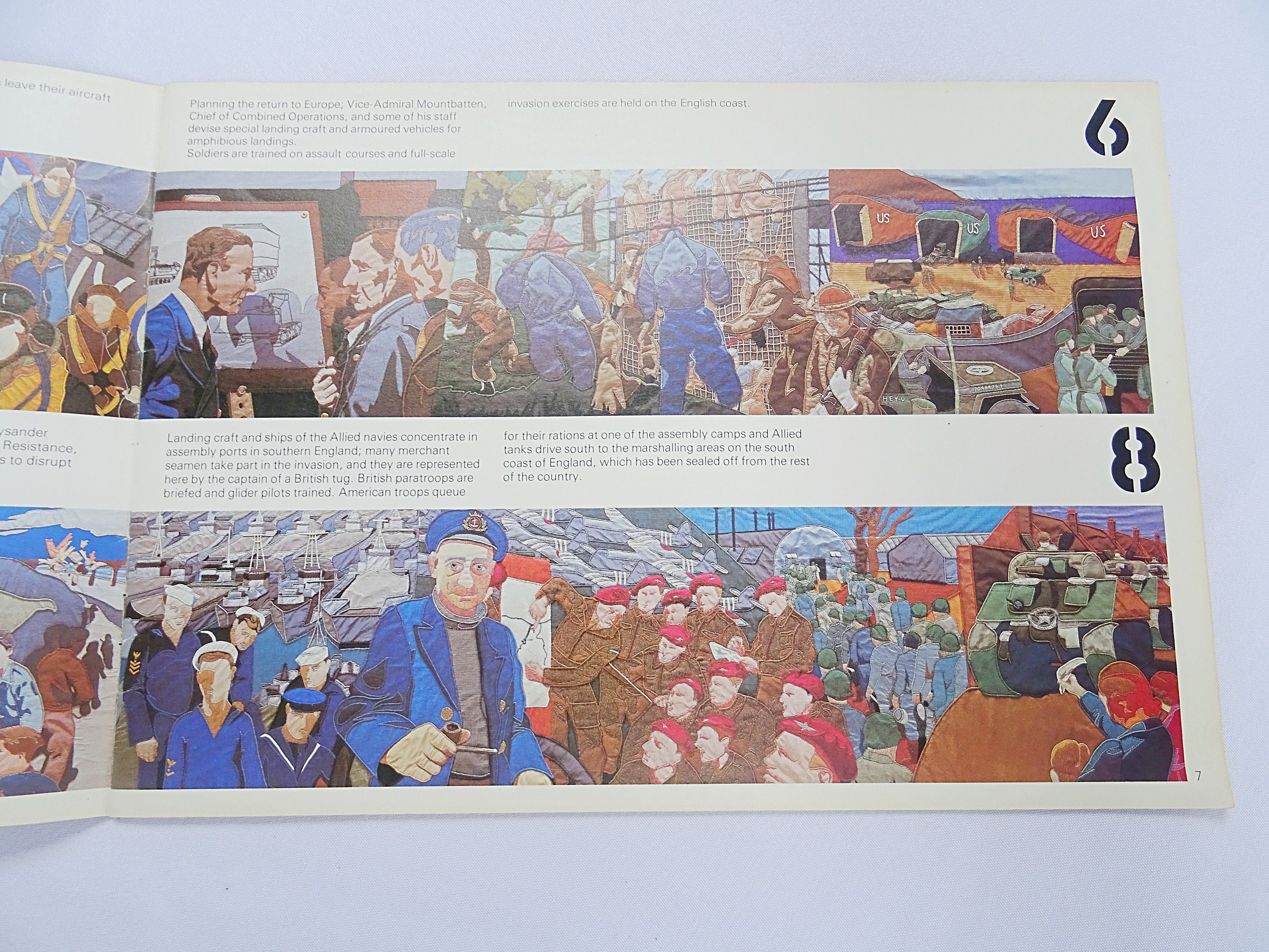 The Overlord Embroidery the D-day Normandy Landings Vintage 1980s ...