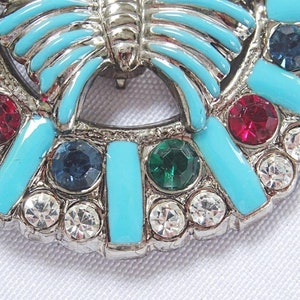 Vintage Frank Usher Earrings 1990s Butterfly Crystal Enamel Ladies ...