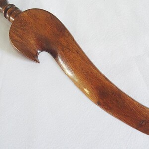 Antique Knitting Sheath Goose Wing Carved Wood Victorian Treen English ...