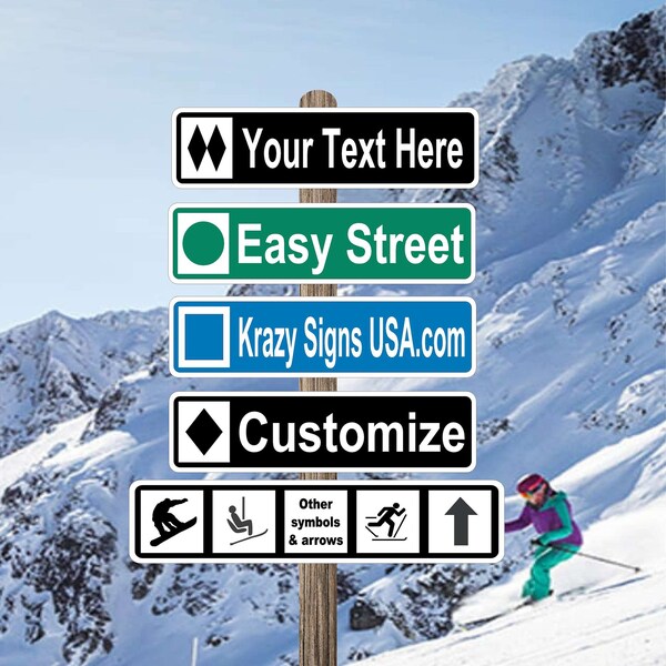Ski Sign - Etsy