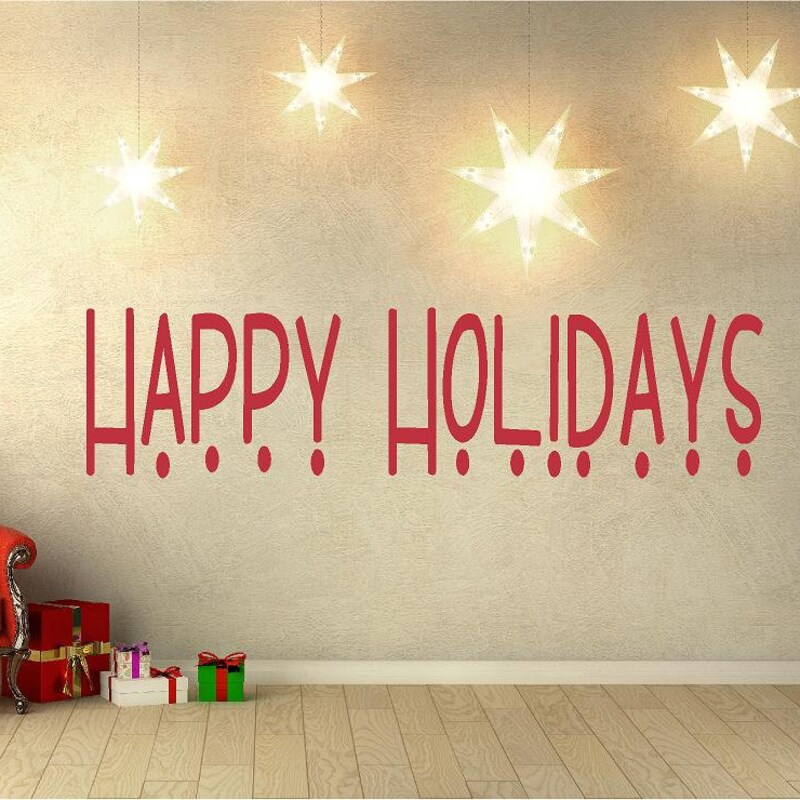 Holiday Decals - Etsy