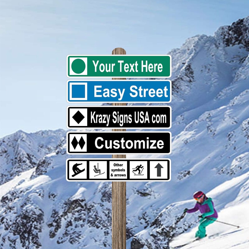 Ski Signs - Etsy