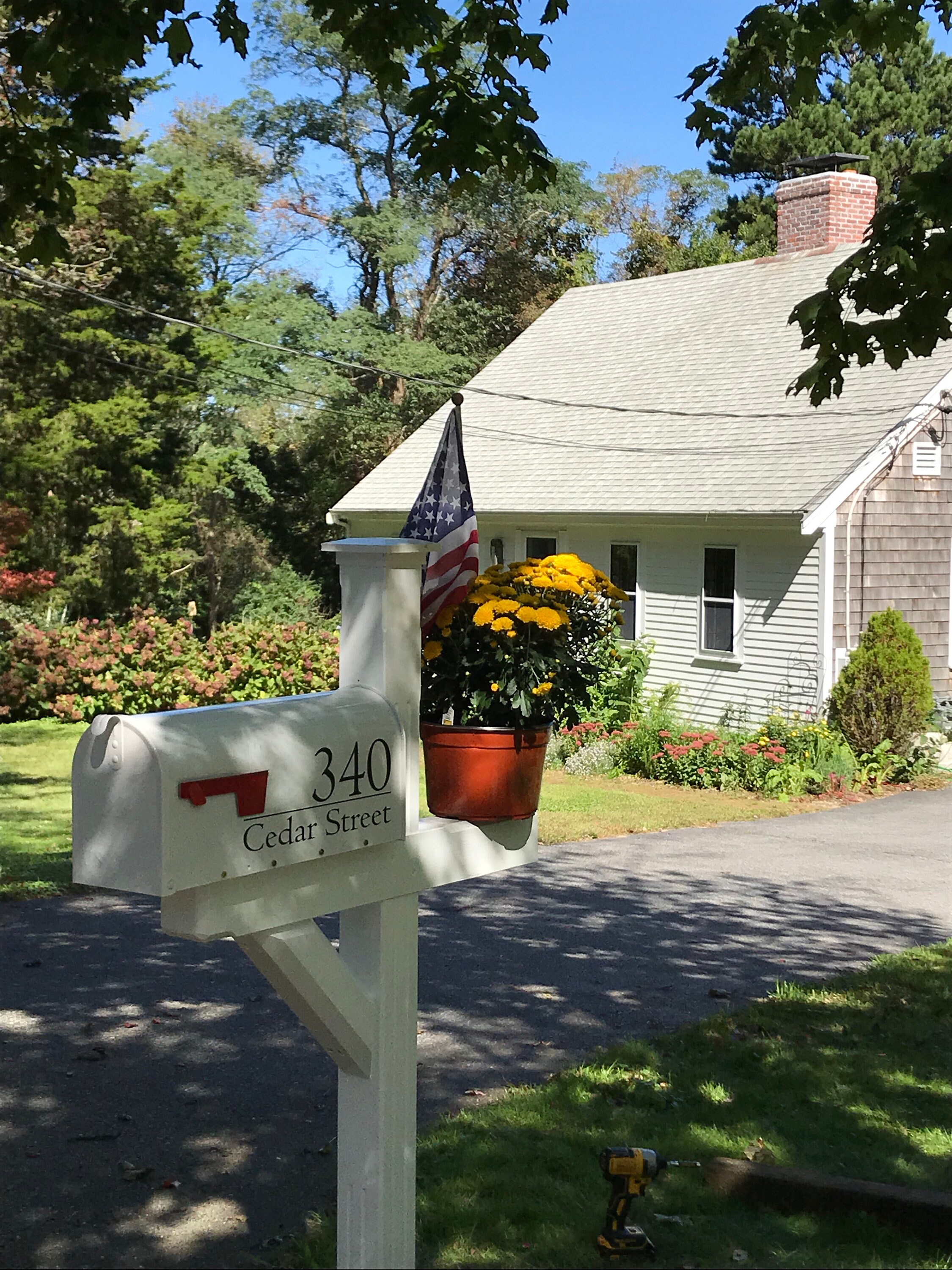 Modern House Numbers Mailbox Decals Address Sign Front Door | Etsy