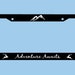 Adventure Awaits License Plate Frame Mountains Arrows - Etsy