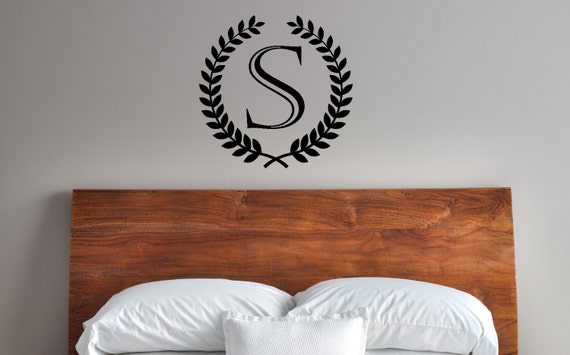 Vinyl Wall Art Monogram Decal Vinyl Decal Vinyl Decor | Etsy