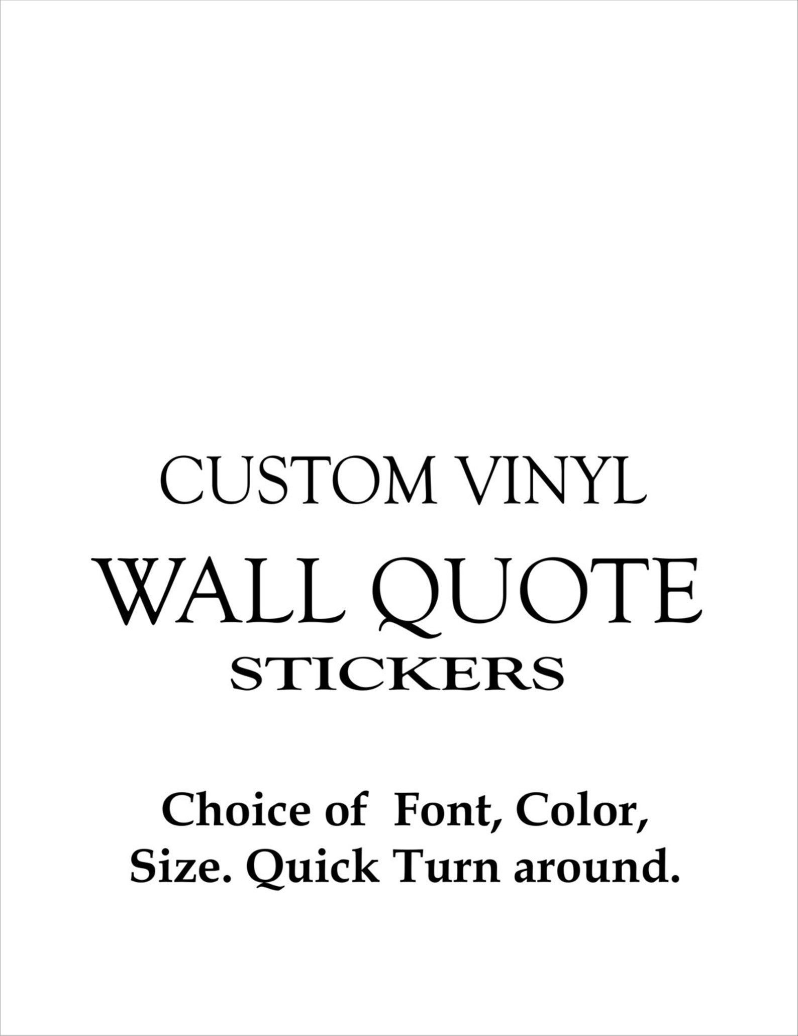 Vinyl Wall Art Custom Inspirational Wall Quote Vinyl Sticker - Etsy