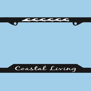Coastal Living License Plate Frame | Auto Plate Frame | Beach License ...
