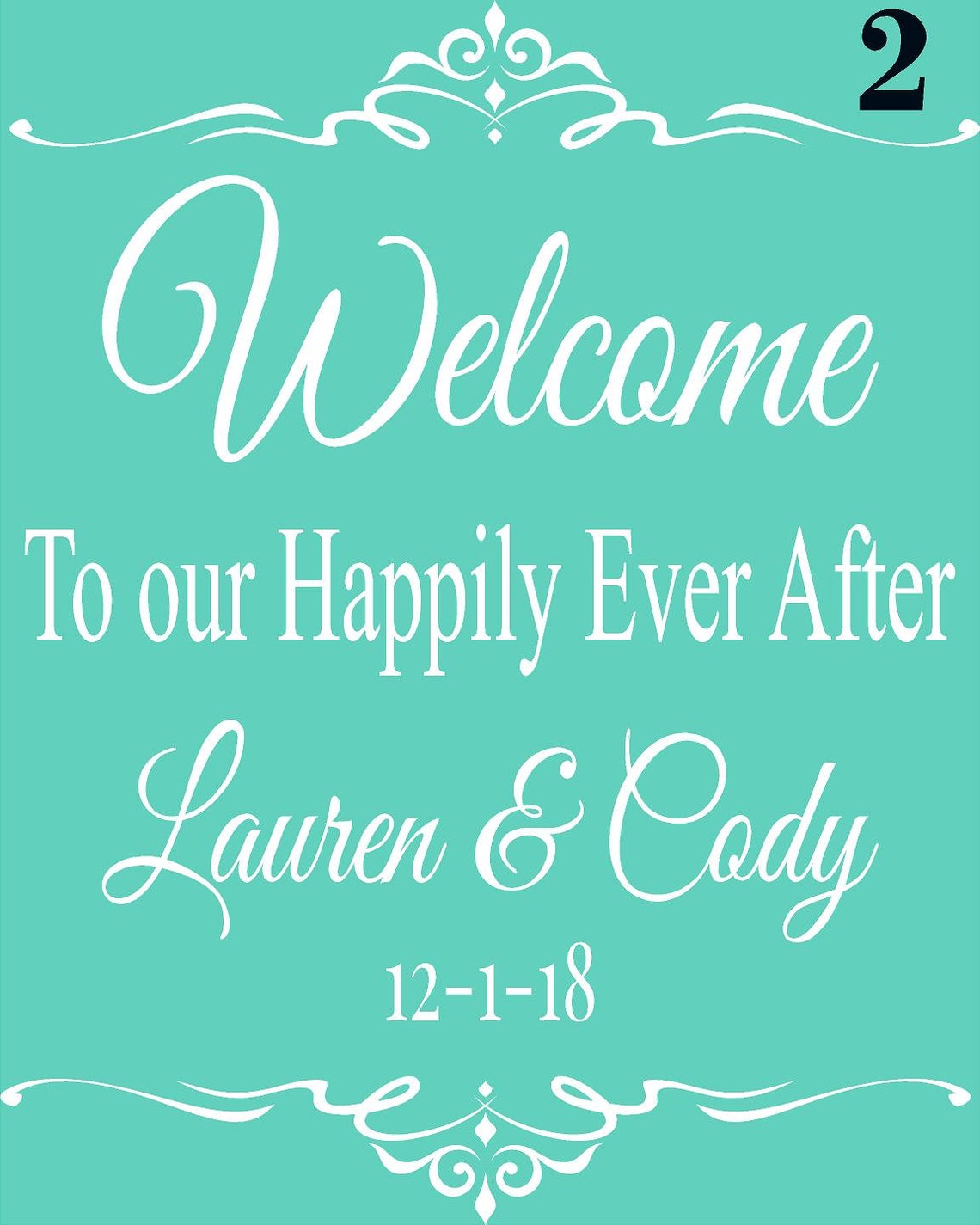 Wedding Decal Custom Wedding Decal Custom Wedding Signs - Etsy