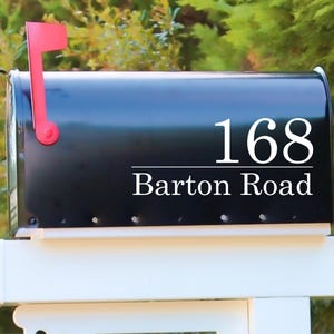 Large Classic House Numbers Mailbox Decals Address Sign Front Door ...