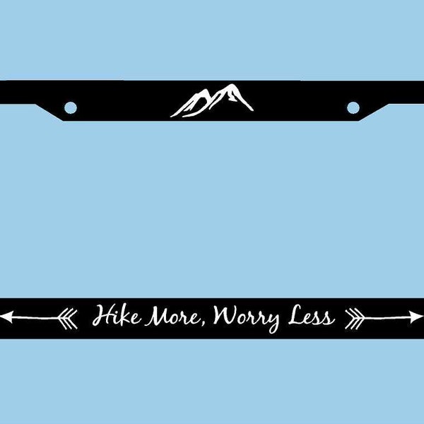 Hiking License Plate - Etsy