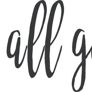 Vinyl Wall Art It's All Good Vinyl Decal | Inspirational Decal | Wall ...