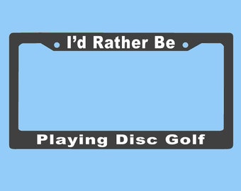 Disc Golf License Plate Frame - Etsy