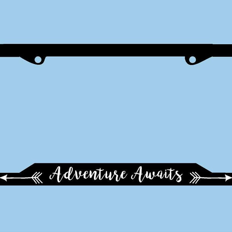 Adventure Awaits License Plate Frame - Etsy